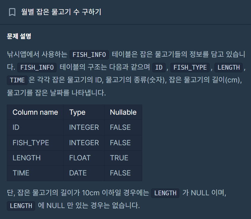 코테연습mysql문제풀이07 Group By 