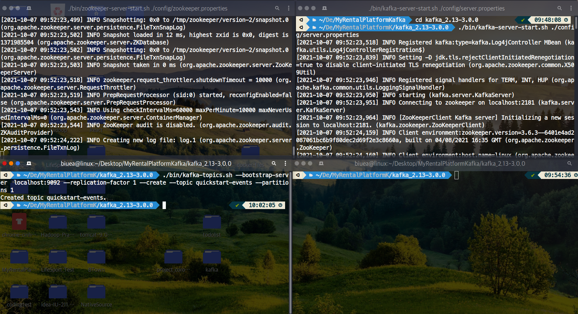 Rental Application (React & Spring boot Microservice) - 35: kafka