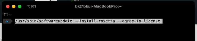 Mac VSCode 터미널 rosetta 설정하기