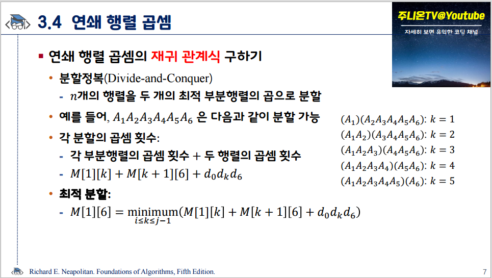 Chained Matrix Multiplication