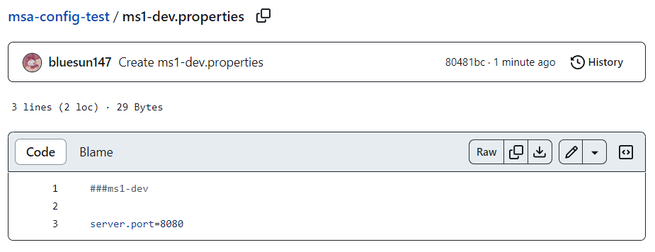 MSA 전환 - Config 시스템