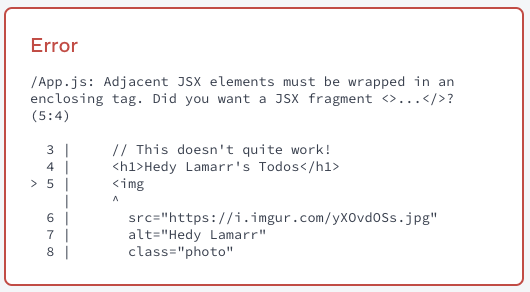 [리액트 공식문서 읽기] DESCRIBING THE UI - Writing Markup with JSX