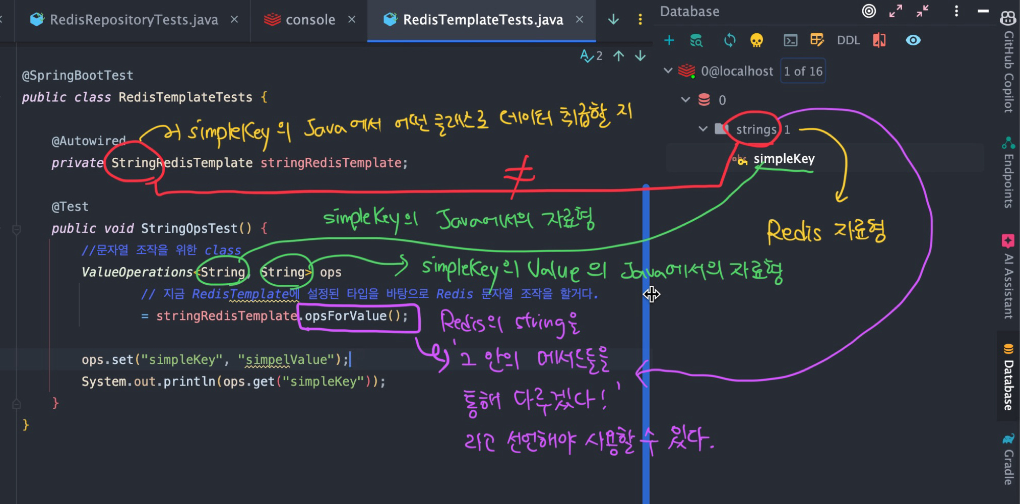 [Redis] StringRedisTemplate에서의 String은?