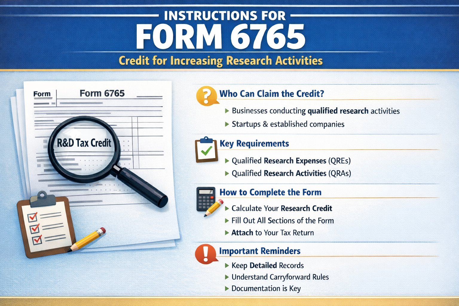 Missing R&D Credits? Claim Them Fast with Form 6765