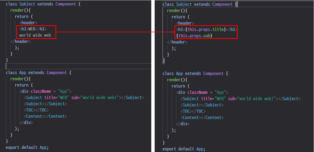 React 3. Props