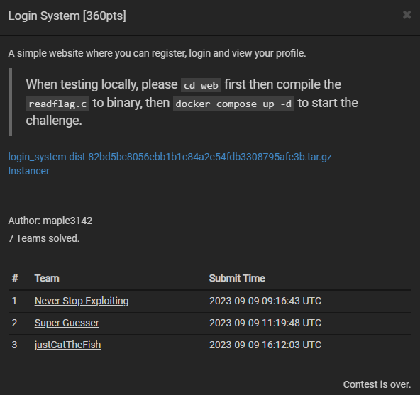 Login System