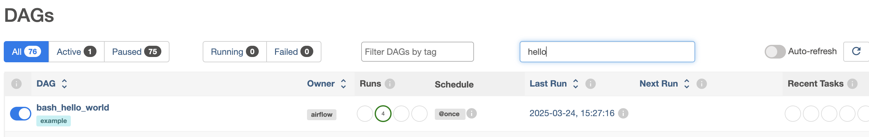 [Airflow] DAG 실습 (2) - BashOperator