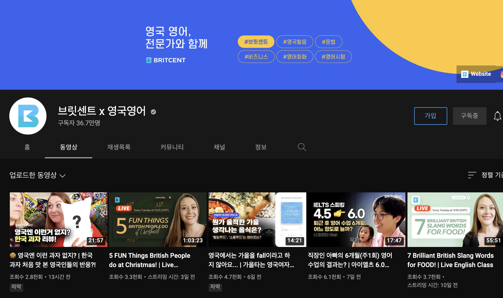 유투브 채널 추천 12가지: 개발 + 취향