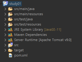 Spring 프로젝트 구조