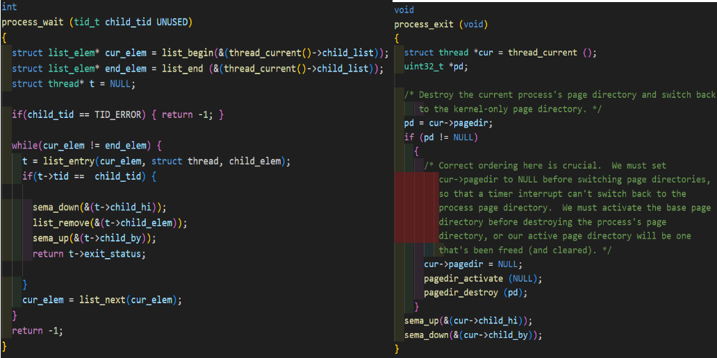 Pintos 1: User Program 1