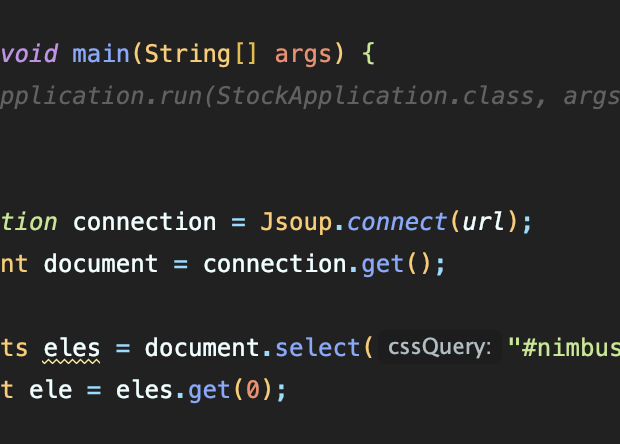 Jsoup을 이용한 웹페이지 스크래핑
