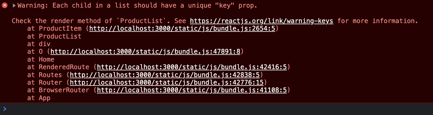 쇼핑몰 개발일지 4 - React map() Loop