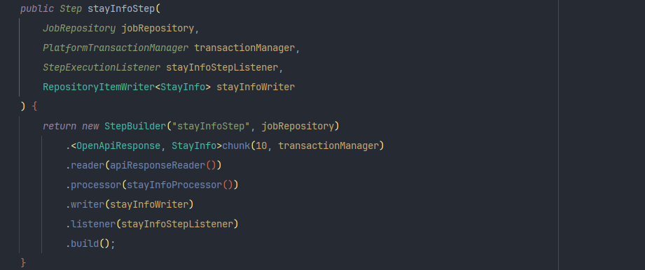 Spring Batch 공부 (feat. 숙박 정보)_vol.1