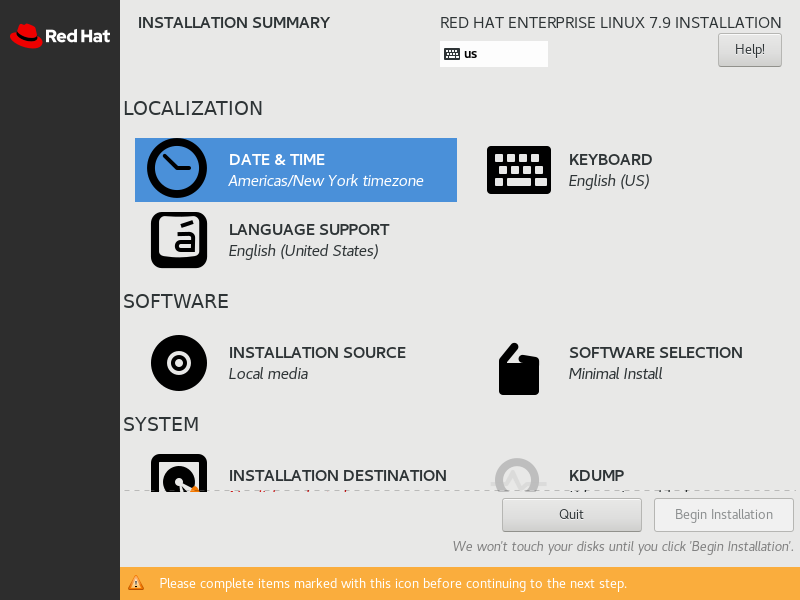 [설치] Red Hat Enterprise Linux(RHEL) 7.x Minimal 설치(Legacy/UEFI)