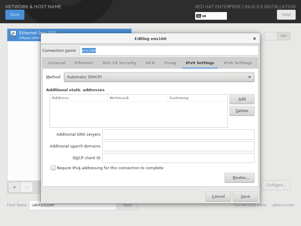 [설치] Red Hat Enterprise Linux 8.x Minimal 설치(Legacy/UEFI)