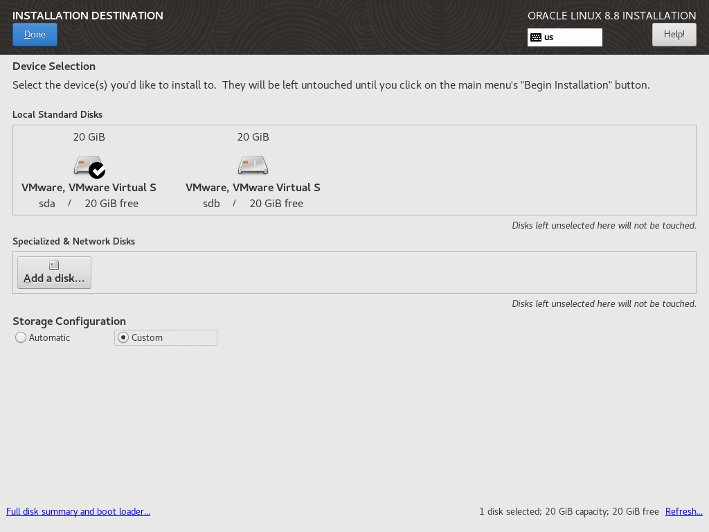 [설치] Oracle Linux 8.x Minimal 설치(Legacy/UEFI)