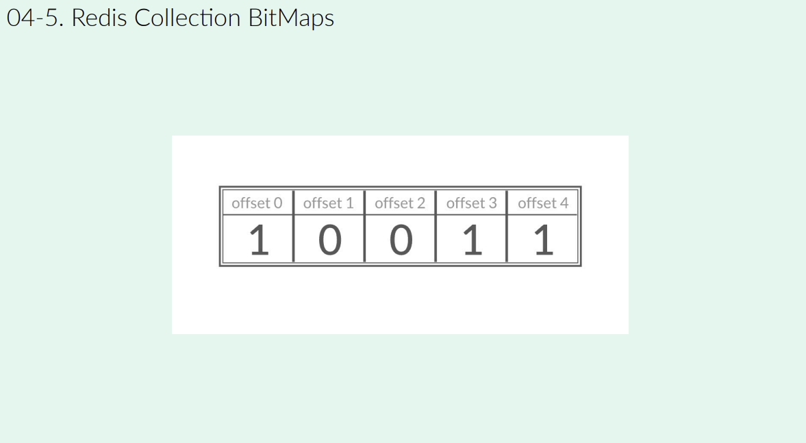 Redis 자료구조 : BitMap Collection
