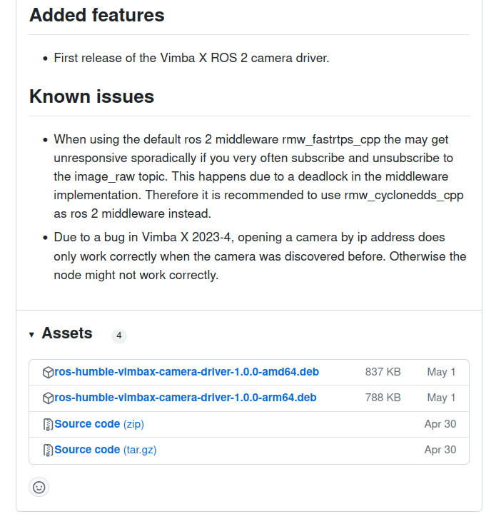 [ROS2] Allied Vision : Alvium 1800 U-240