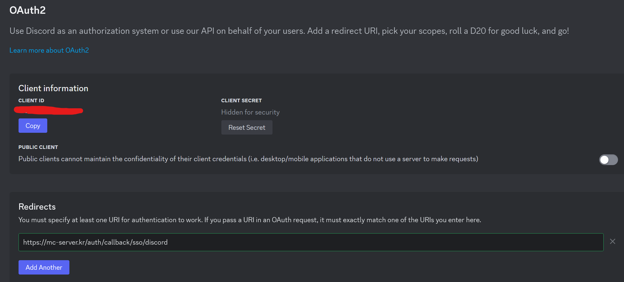 mc-server - OAuth, JWT, DB Schema