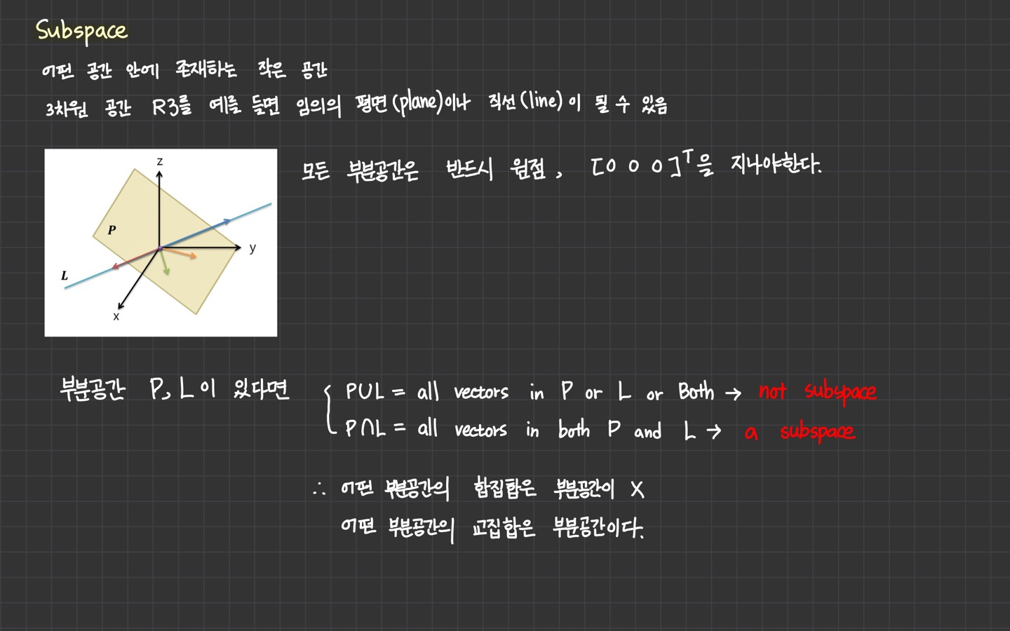 [Linear Algebra] Null Space, Pivot variable과 Free variable