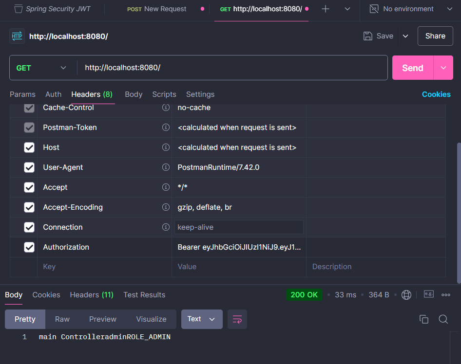 스프링 시큐리티 JWT 12 : 세션 정보