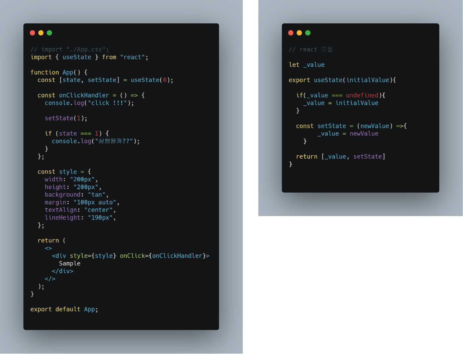 TIL 221020 단락평가, useState, useEffect
