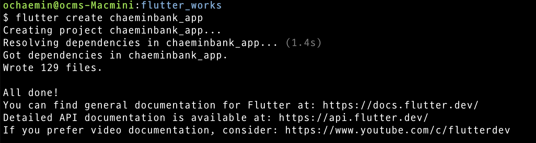 Flutter 간단한 가계부 앱 구현하기2 Flutter 설치 및 실행for Mac