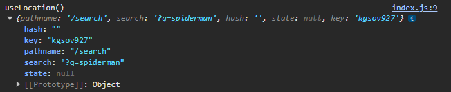 [React] netflix - 검색 페이지 구현 (useLocation)