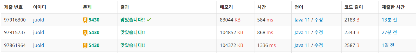 [백준] 5430 - AC | Java