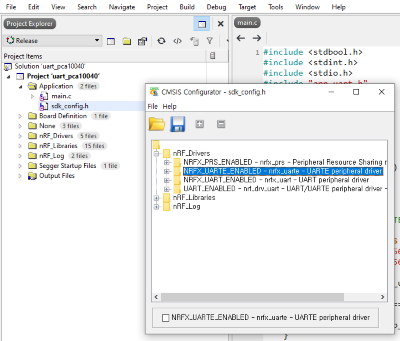 CMSIS Configuration Wizard Embedded Studio 적용 및 편집