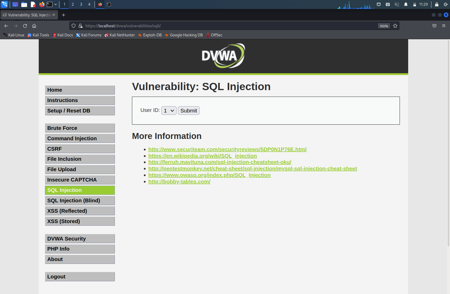 웹해킹 스터디(6_1) - SQL 인젝션 공격