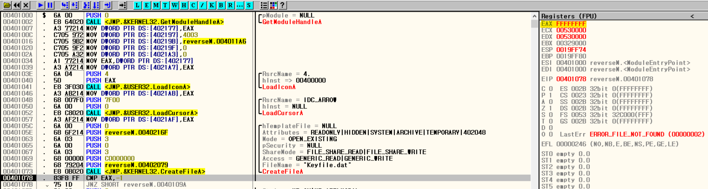 Lena's Reversing Tutorial 01