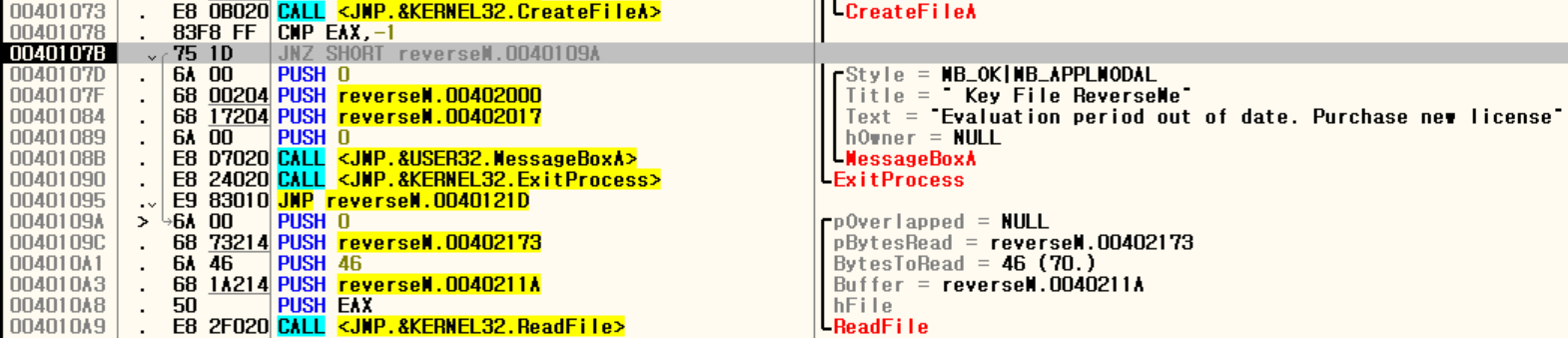 Lena's Reversing Tutorial 01