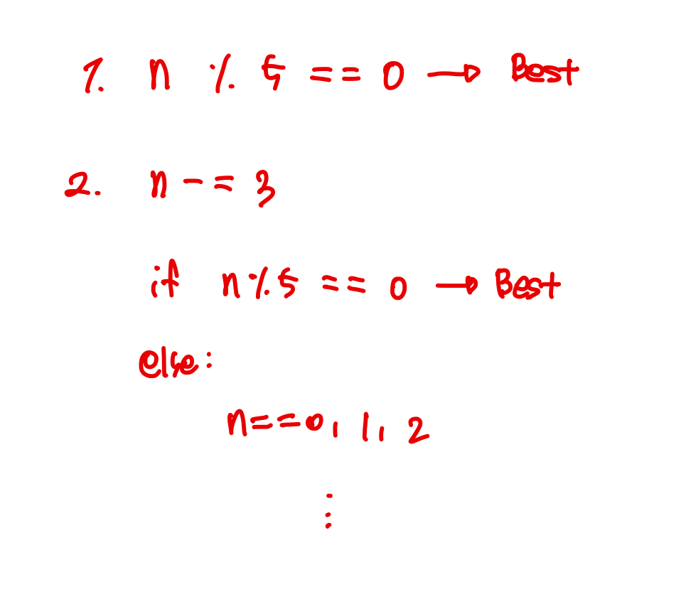 [BOJ] 2839-설탕 배달