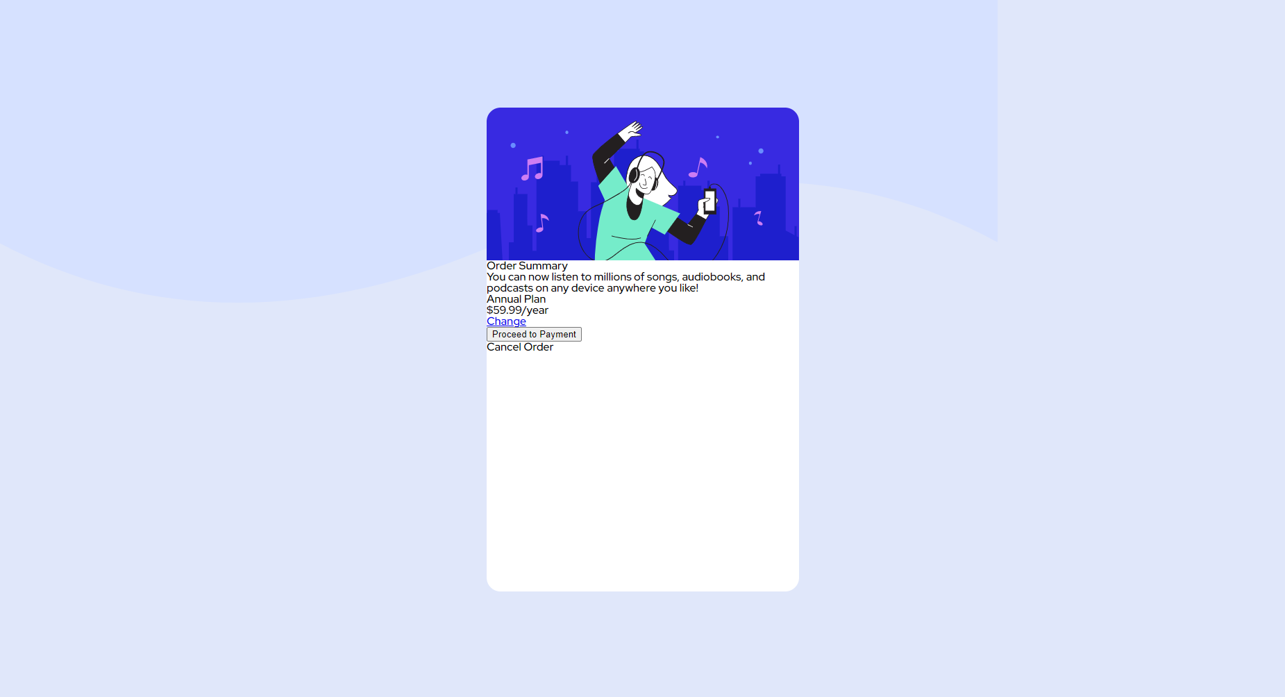 HTML CSS Toy Project : Order Summary