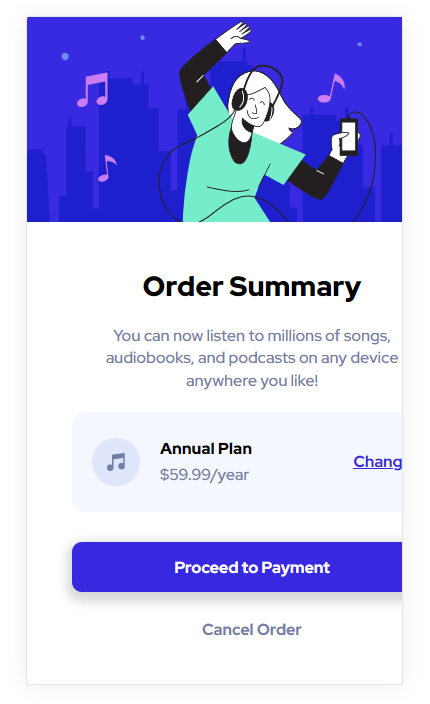 HTML CSS Toy Project : Order Summary