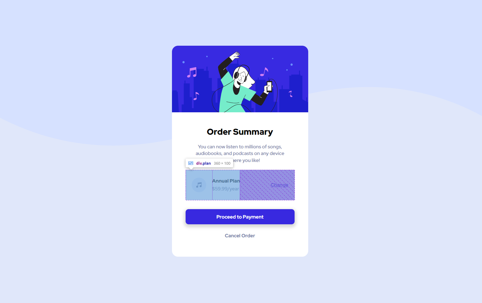 HTML CSS Toy Project : Order Summary