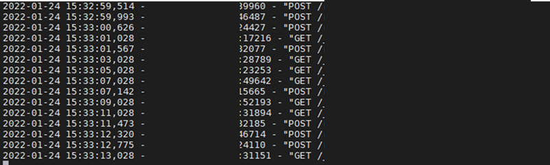 uvicorn, fastapi logging & reload