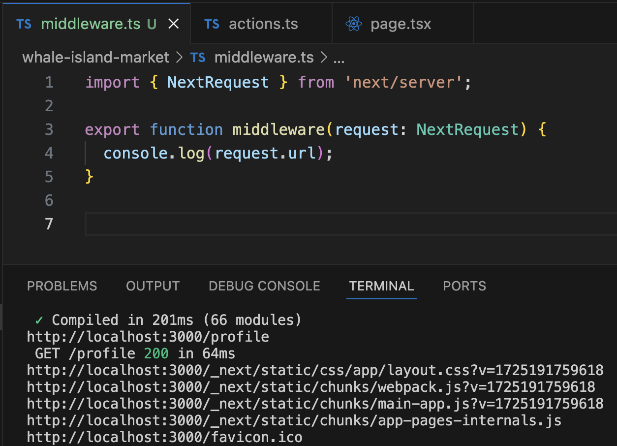 [Next.js] Middleware