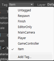 [Unity] Sound, Tag, Camera, Scene, 간단한 3D 공 굴리기 게임 만들기