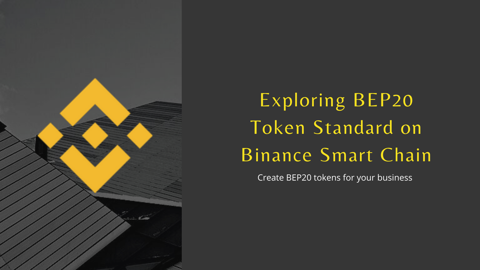 How to create BEP20 tokens on Binance smart chain?