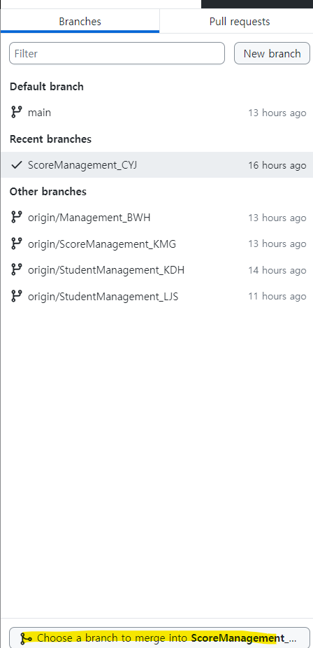240502 내일배움캠프 9일차 TIL - github desktop, run 비활성화, code with me(팀원과 함께 코드 작성하기)