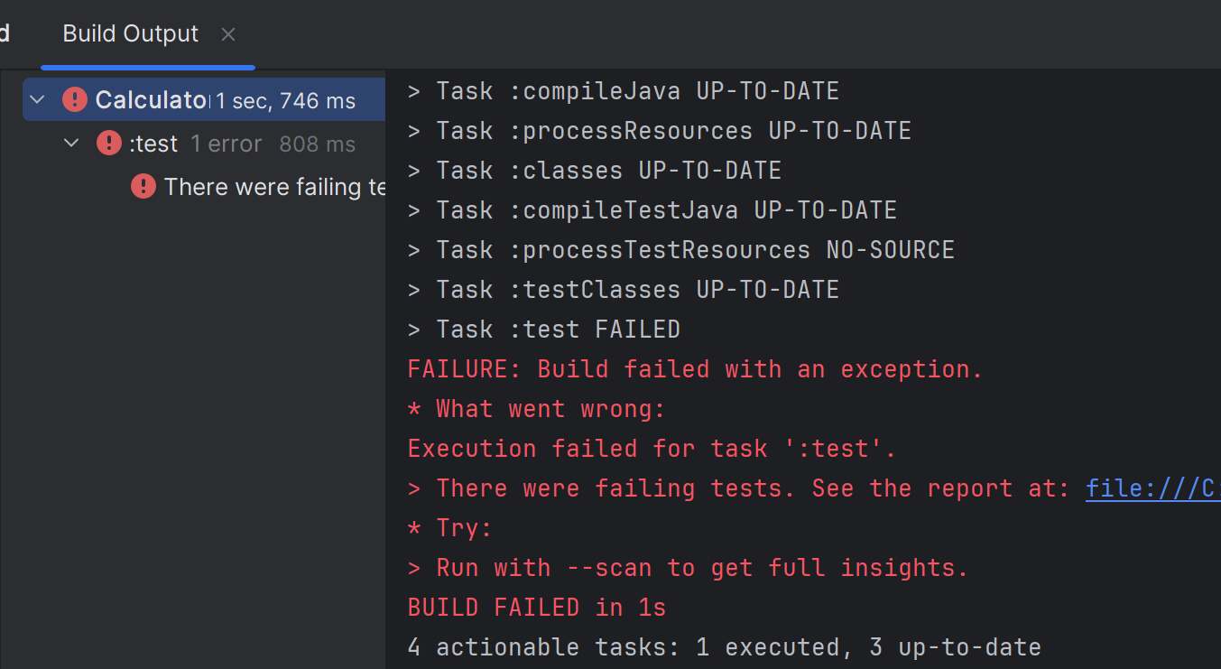 IntelliJ test코드 error