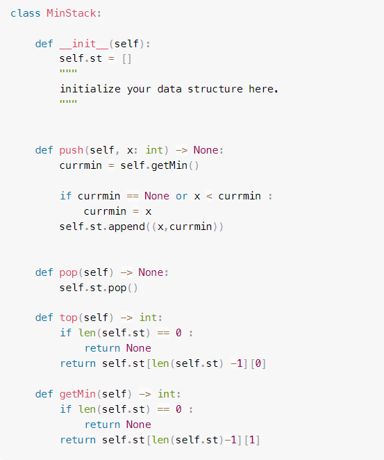 [leetcode]155 Min Stack