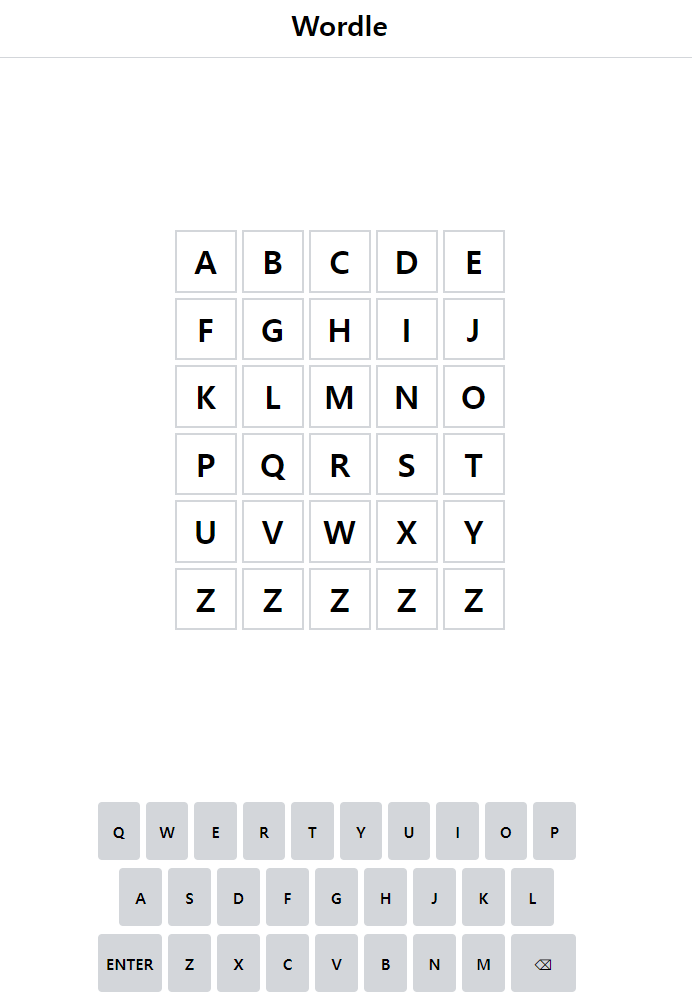 시리즈 | Wordle-Clone-Project - PROLCY.log