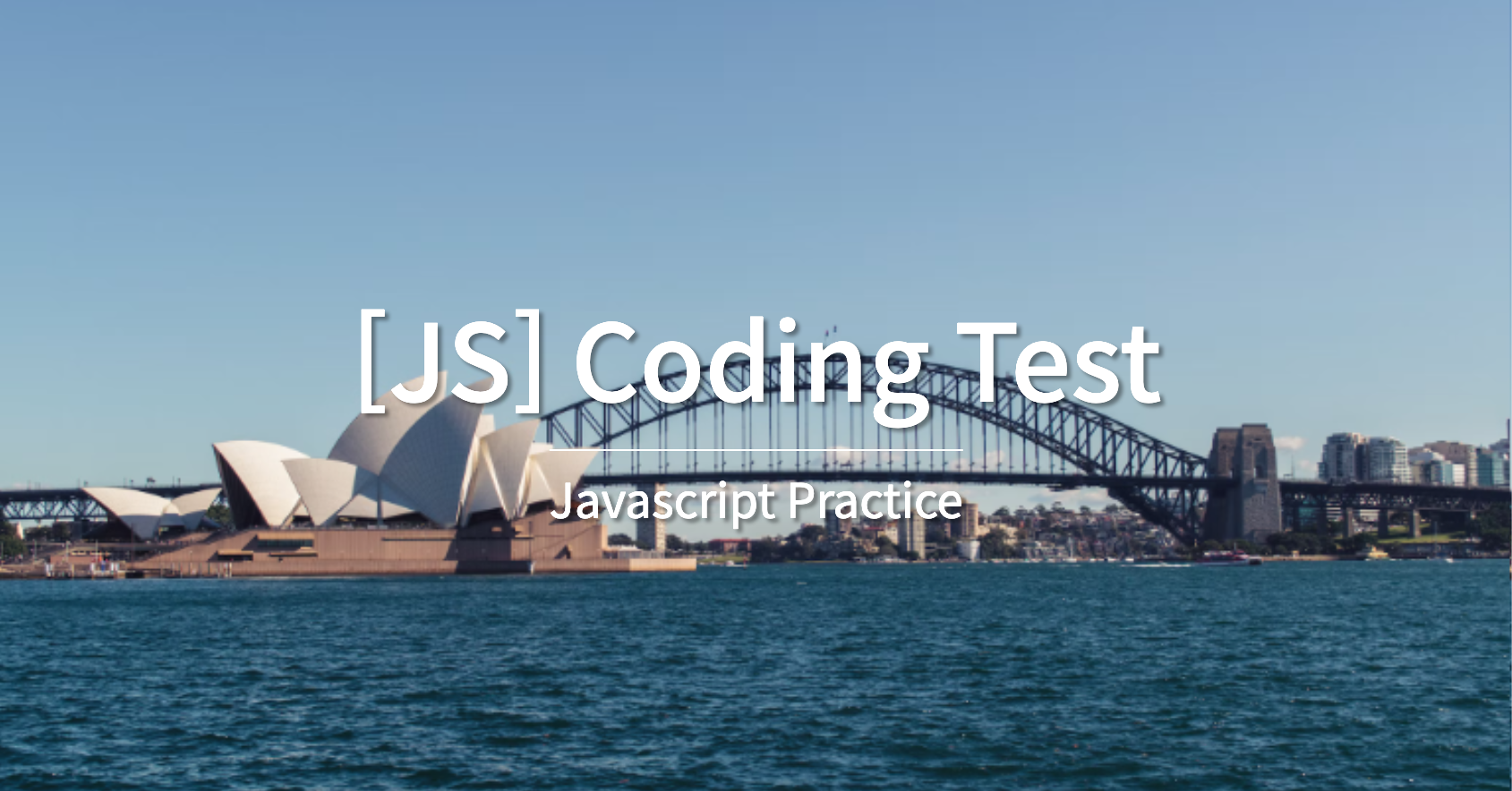  Javascript Coding Test Practice