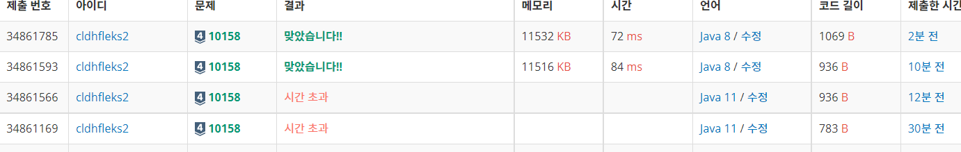 [백준 JAVA] 10158 개미