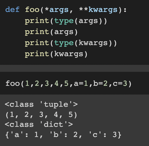 [파이썬] *args 와 **kwargs 가 뭐예요?