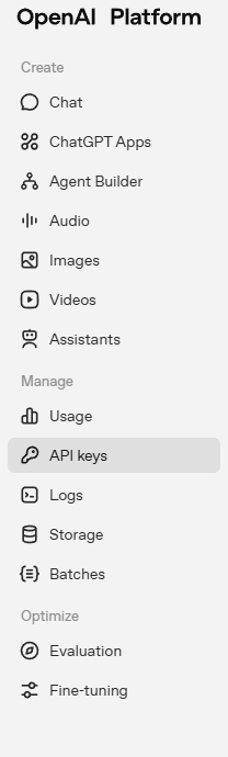 Chat-gpt Api Key 발급