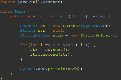 (JAVA)백준 알고리즘 No.11718